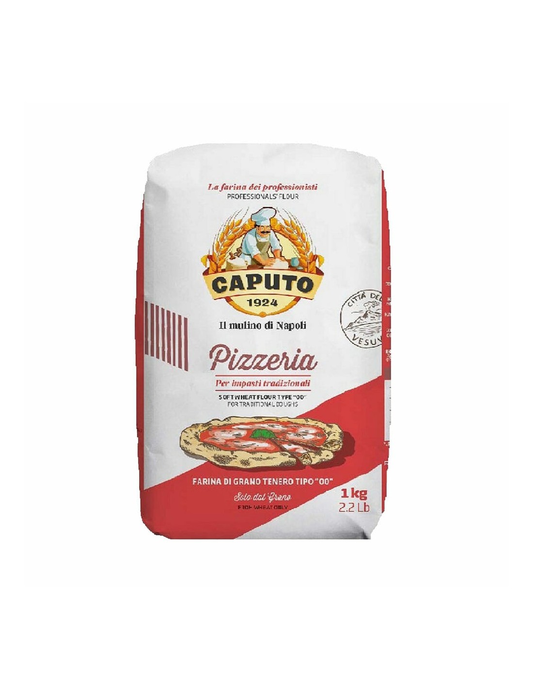 Caputo Flour Pizzeria Type 00 - 1Kg - Free shipping delivered to EUROPE ...