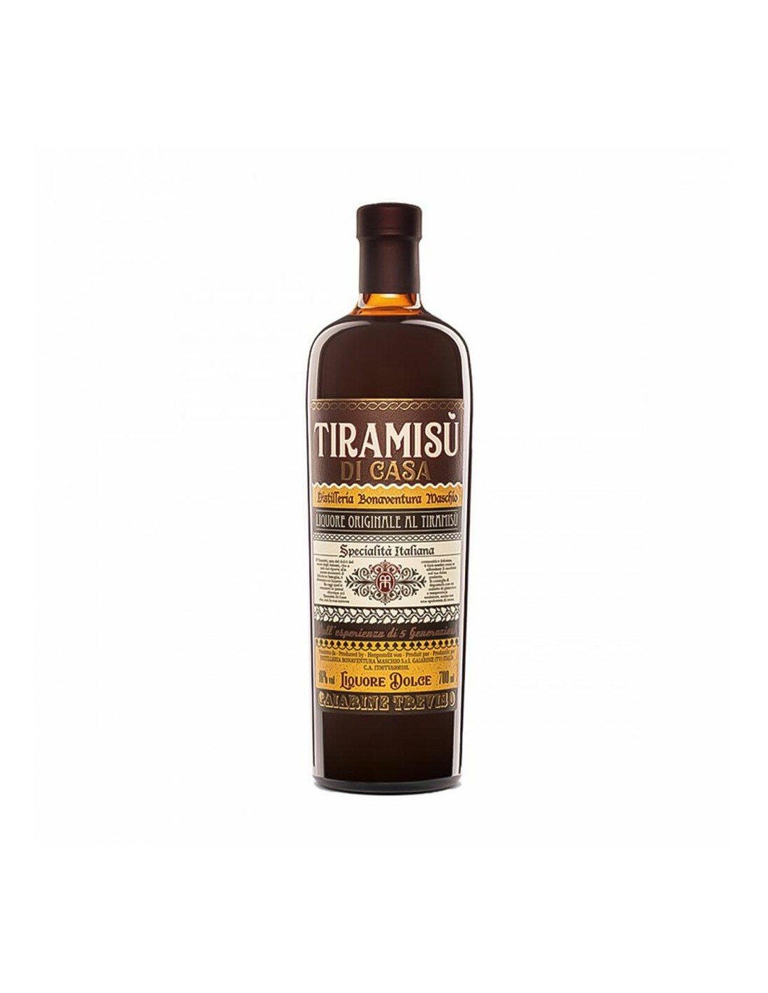 Bonaventura Maschio Tiramisu liqueur - 70 cl - Free shipping delivered ...