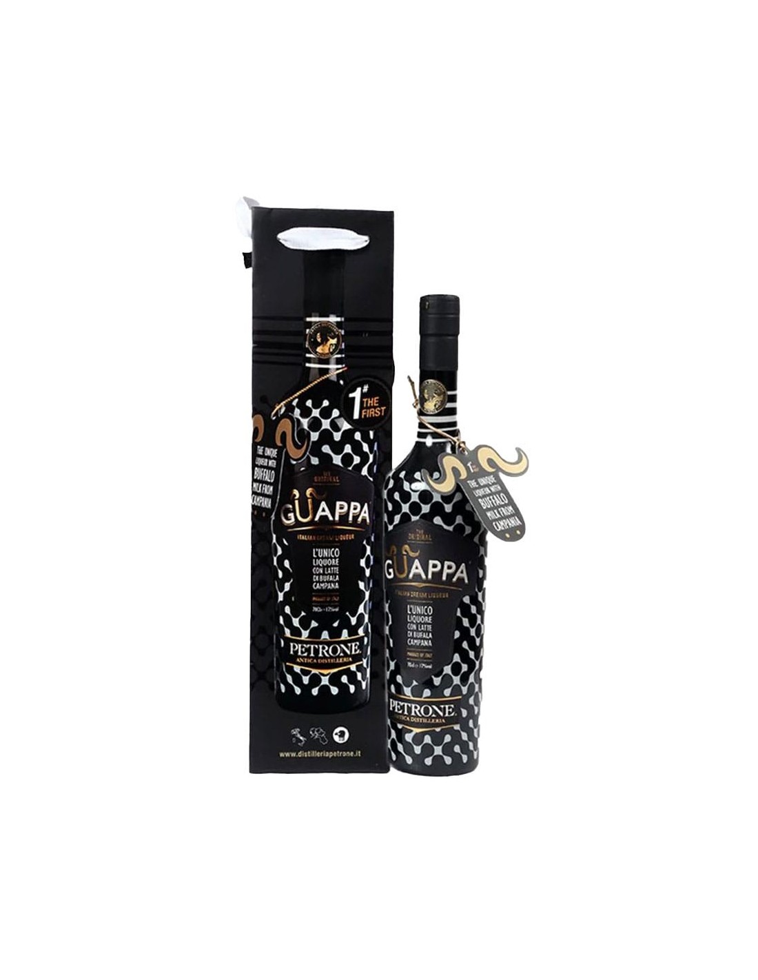 Antica Distilleria Petrone Guappa Liquore con Latte di Bufala - 70 cl ...