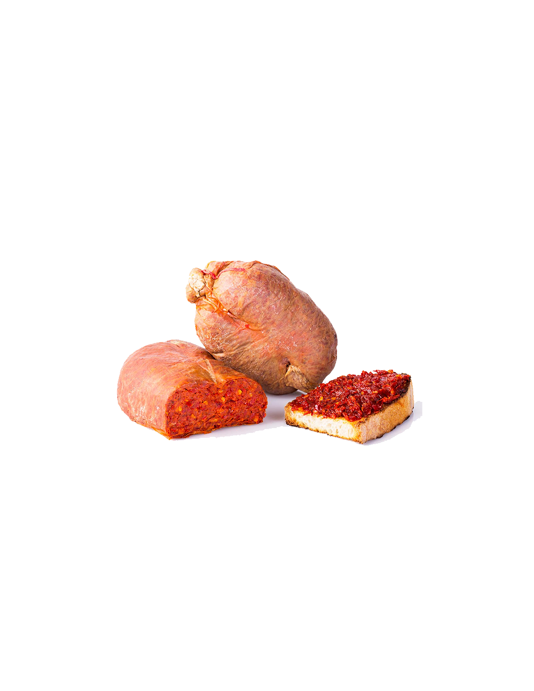 Nduja di Spilinga a trancio - 450 gr circa - Spedizione gratuita ...